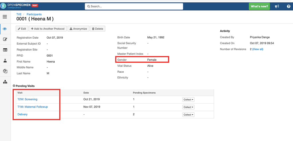 New in v6.3 - Hide anticipated visits based on conditions - Product Features - OpenSpecimen Forums