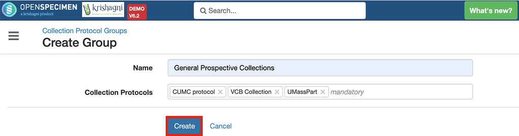 New feature in v6.2 - Collection Protocol Groups - Product Features - OpenSpecimen Forums